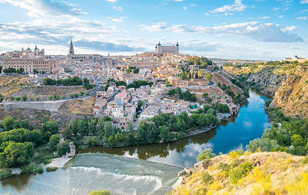 The Historical Paradors of Classical Spain (by Air)